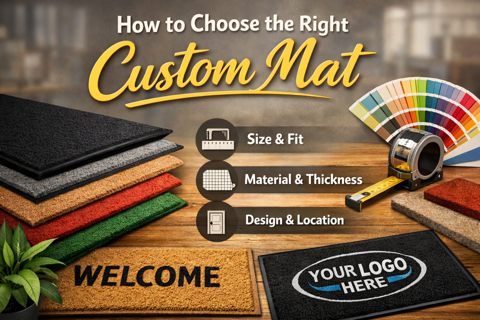 How to Choose the Right Custom Mat for Your Business: Counter, Floor ...